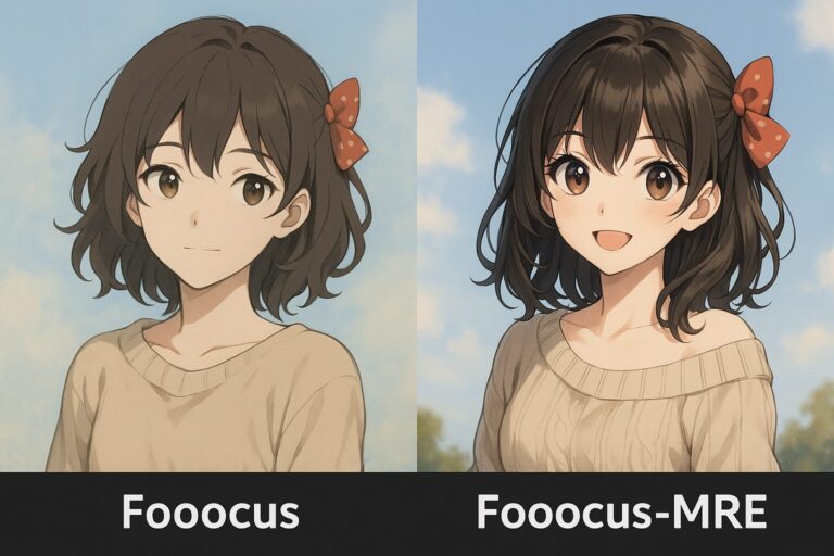 Fooocus vs Fooocus-MRE｜画像付きで徹底比較！違い・特徴・使い分け方まとめ | 日々のつれづれ、ひとり言