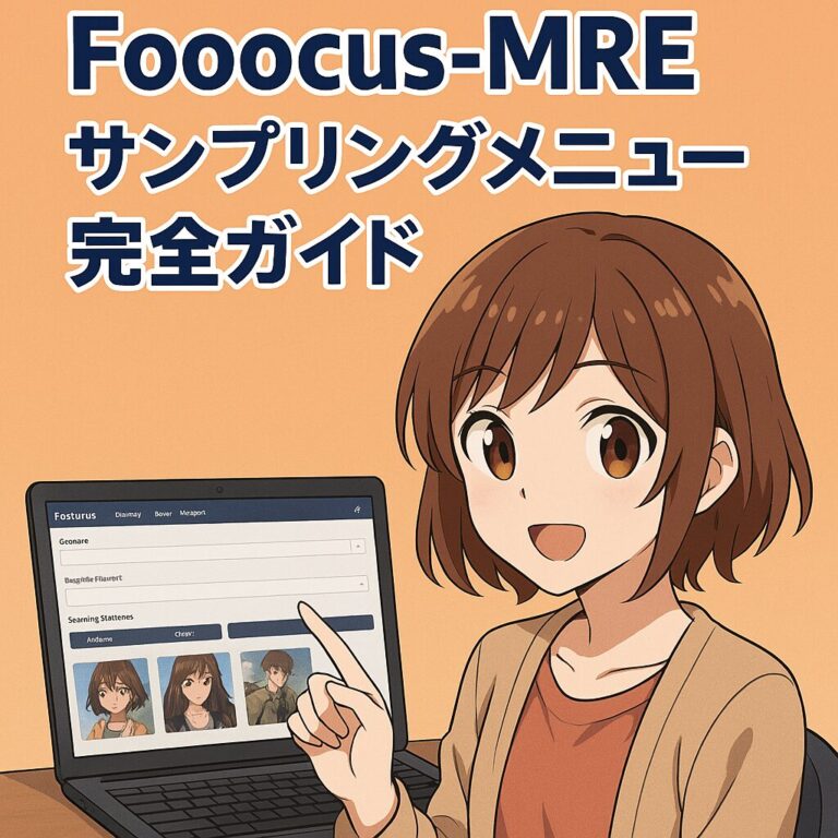 Fooocus-MREの「Sampling」設定を解説｜SamplerとSchedulerの違い・おすすめ組み合わせも紹介 | 日々のつれづれ ...